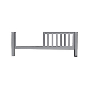 Babyletto Maki Toddler Bed Conversion Kit in Grey