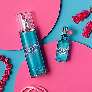 Curve Spark Eau De Toilette Perfume Spray, Perfume for Women, 1.0 fl oz