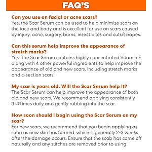 Palmer's Cocoa Butter Formula Scar Serum, Skin Brightening Oil for Face & Body, Concentrated Serum with Vitamin E, Fragrance Free, 1 Fl Oz