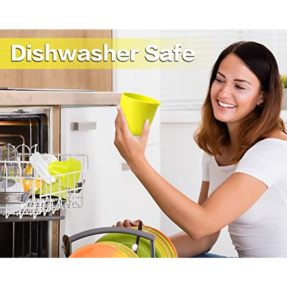 Lechin Hand Juicer - Citrus Juicer with Lemon Shape - Hand Lemon Juicer with Two Press Options for Different Fruits (Yellow)