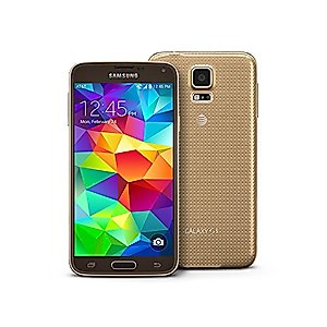 Samsung Galaxy S5 G900A Factory Unlocked Cellphone, Android 16GB, Gold