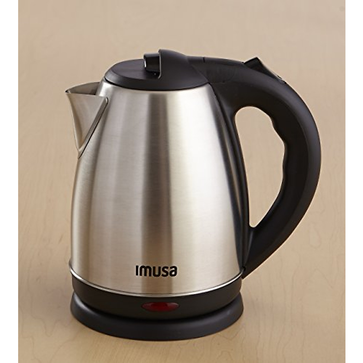IMUSA USA GAU-18220 1.8 Liter Cordless Stainless Steel Electric Tea Kettle with Easy To Serve Pouring Spout
