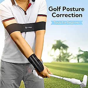 ZYBER Golf Club Attachment for Oculus Quest 2 Accessories, Golf Club Handle Adapter for Meta Quest 2 Controller, Come with Golf Posture Correction Tools, Enhance VR Golf Game Experience