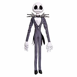 Disney Tim Burton's Nightmare Before Christmas 16-Inch Tall Jack Skellington Plush, Stuffed Toys for Kids, by Just Play