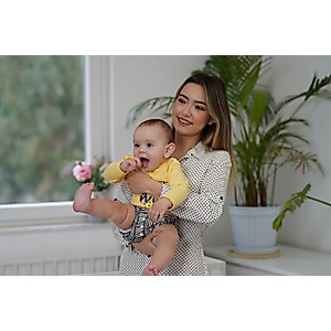 Grey Clouds Cloth Diapers (Updated Quality) – 8 Reusable Cloth Diapers for Babies with 8 Cloth Diaper Inserts – Extra Leg Lining for Boys