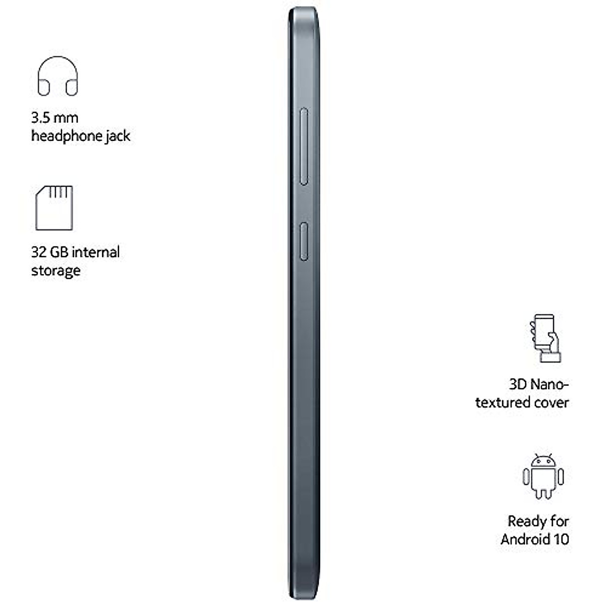 Nokia 2.3 Fully Unlocked Smartphone with AI-Powered Dual Camera and Android 10 Ready, Charcoal (AT&T/T-Mobile/Cricket/Tracfone/Simple Mobile)