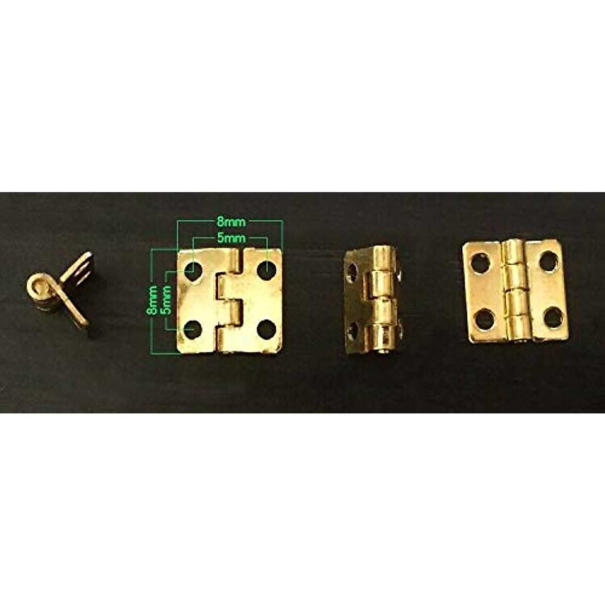 Micro Hinge 88 mm Brass for Model kit Fittings - 20 Pcs