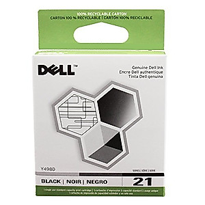 Dell 21 Printer Series Ink Cartridge for Dell All-In-One printers P513w P713w V313 V313w V515w V715w, 2-Pack, (Black and Color)