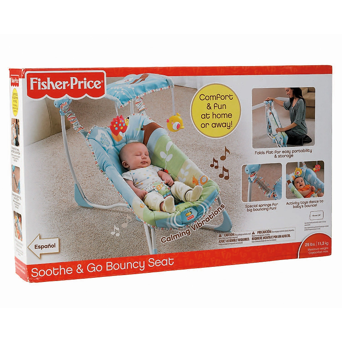 Fisher-Price Soothe & Go Bouncy Seat