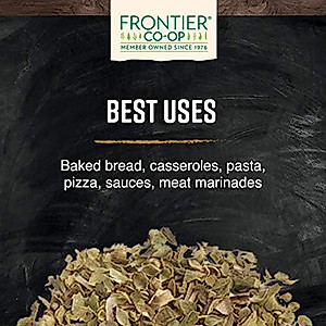 Frontier Co-op Mediterranean Fancy Oregano Leaf, 1-Pound Bulk, Great On Pizza, Italian & Mexican Fare, Kosher