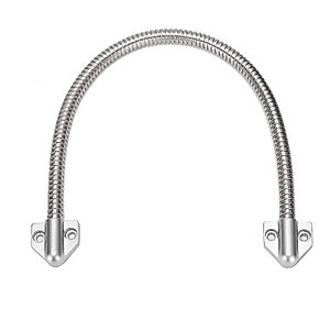 Armored Loop Power Transfer, Door Wire Conduit Flexible Gooseneck Door Cable Protector, Stainless Steel Exposed Mounting Sleeve, Access Wire Protector for Access Control System Video Line Door Lock