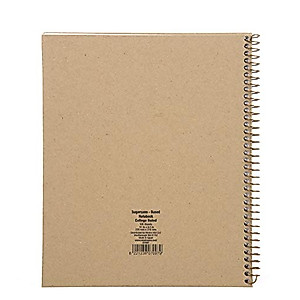Mintra 100% Recycled Notebooks (Letter Size (8.5in x 11in), Plain Cover 3pk)