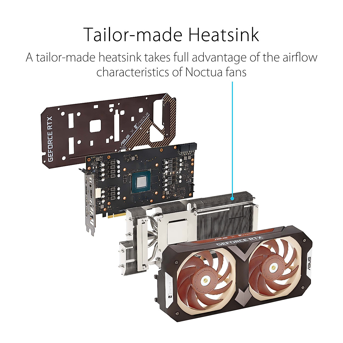 ASUS NVIDIA GeForce RTX 3070 Noctua OC Edition Graphics Card (PCIe 4.0, 8GB GDDR6, HDMI 2.1, DisplayPort 1.4a, Noctua NF-A12x25 PWM Fans, Tailor-Made heatsink, Auto-Extreme Technology, GPU Tweak II)