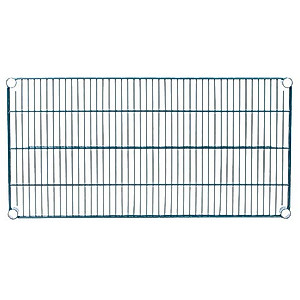 Commercial Green Epoxy Coated Wire Shelving 18 x 60 (2 Shelves) - NSF