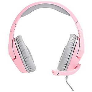 HyperX Cloud Stinger – Gaming Headset, Memory Foam, Soft Leatherette, Durable Steel Sliders, Swivel-to-mute Noise-Cancelling Microphone, Works on PC, PS4, PS5, Xbox and Mobile – Pink