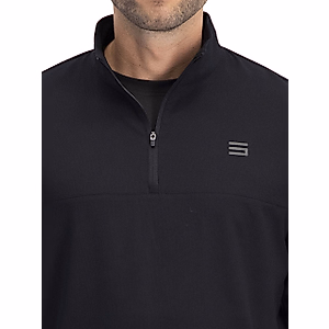 Three Sixty Six Mens Windbreaker Jackets - Half Zip Golf Pullover Wind Jacket - Vented, Dry Fit Medium