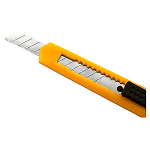 4 UTILITY KNIFE SET BOX CUTTER SNAP-OFF RAZOR BLADES