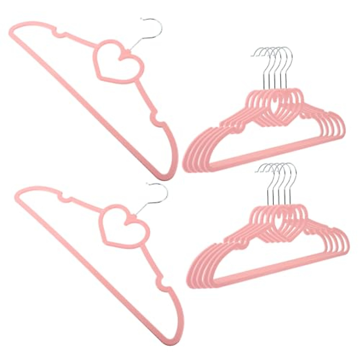 HOMSFOU 30 Pcs Practical Hangers Coat Hanger Clothes Hanger Home Hangers Hanger Cloth Black Hangers White Hangers Heavy Duty Hangers Baby Hangers Simple Hanger Child Aldult Pack