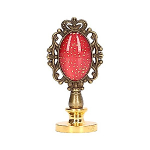 GLOGLOW Feather Pen Set, Vintage Calligraphy Quill Pen Set with 5 Nibs Stamp Pen Holder Letter Knife Spoon Empty Ink Bottle for Calligraphy Lovers Wine Red