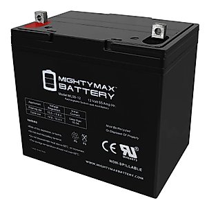 Mighty Max Battery 12V 55Ah SLA Battery for MotorGuide VariMax Trolling Motors