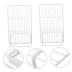MOLUCKFU 2pcs Deep Freezer Dividers for Chest Freezer Wire Separator Mesh Shelf Organizer Storage Separators