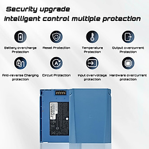 EXCEPOWER BT-000314 Replacement Battery for Zebra TC51 TC52 TC56 TC57 TC510 TC510K TC52X TC520L TC51HC TC57HO TC510K Handheld Barcode Scanner BTRY-TC51-44MA1-01 BTRY-TC51-4A1-01 1PAZU2P-A6 (Blue)