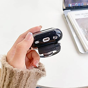 sgpcn Airpods pro 2 Case,Cute Cover for Airpod pro 2nd Generation Case,Cool Cartoon Anime Design Series and Lanyard+Earphone Cleaning Pen 4in1 for Woman Girls Airpod pro 2 Case (Black Camera)