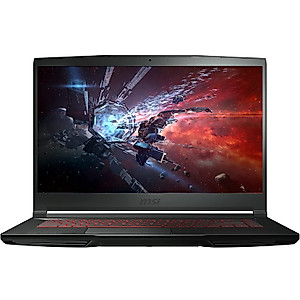 MSI Newest GF63 Thin 15.6" FHD Gaming Laptop, 10th Gen Intel 4-Core i5-10300H up to 4.5GHz(Beat i7-7920HQ), NVIDIA GTX 1650 MaxQ, 16GB DDR4, 512GB NVMe SSD, Ethernet, WiFi 6, HDMI, USB-A&C, Win10