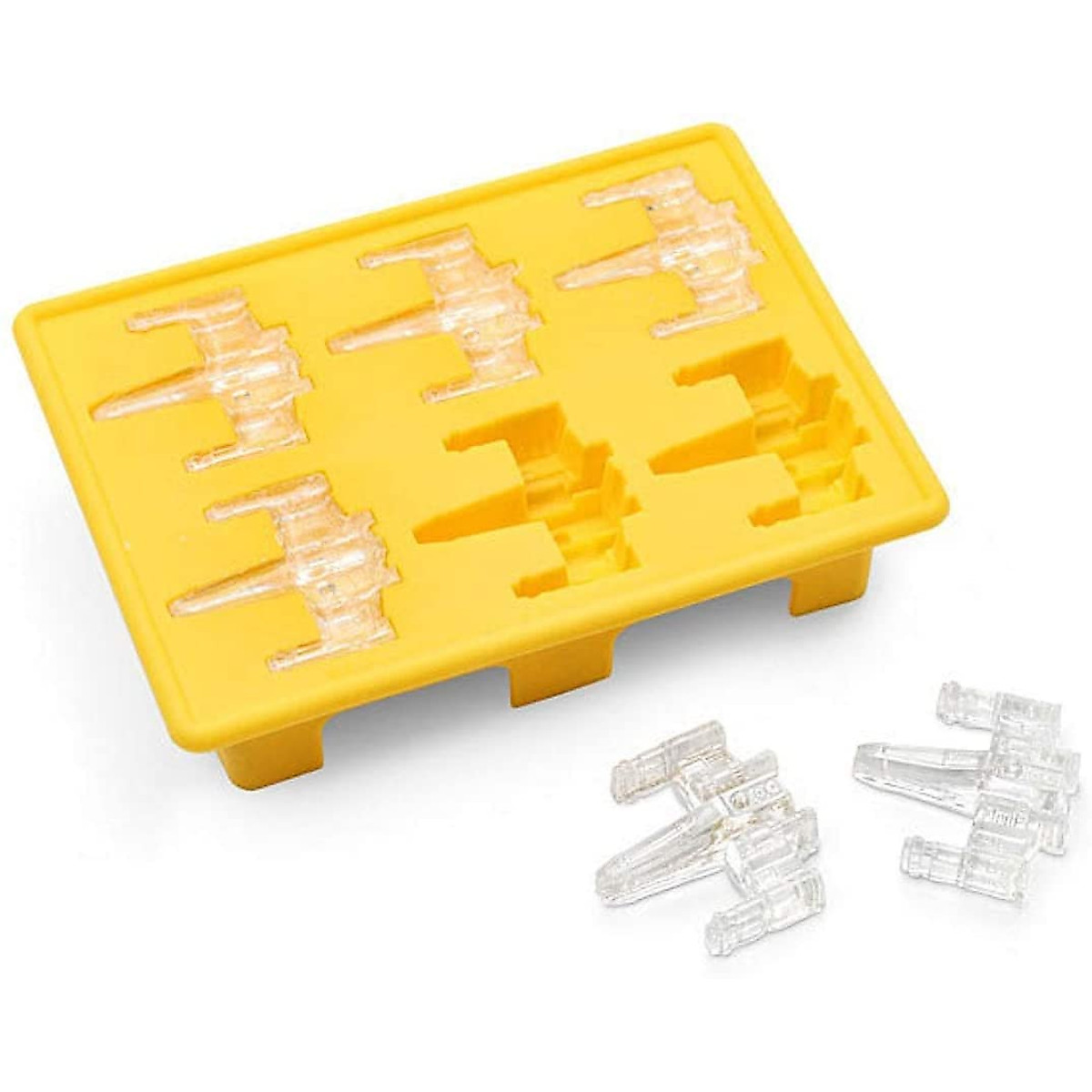 INKU Star wars silicone mold set Star wars ice and chocolate cubes: Stormtrooper, Darth Vader, X-Wing Fighter, Millennium Falcon, R2-D2, Han Solo, Boba Fett, Death Star