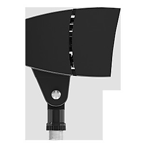 RAB Lighting FFLED18 LED Floodlight For Landscapes/Facades/Security Lighting, 18W, 2400LM, Swivel Arm, 5000K Color Temp, Ultra-Efficient, 7H x 6V Beam Spread, Residential or Commercial Use