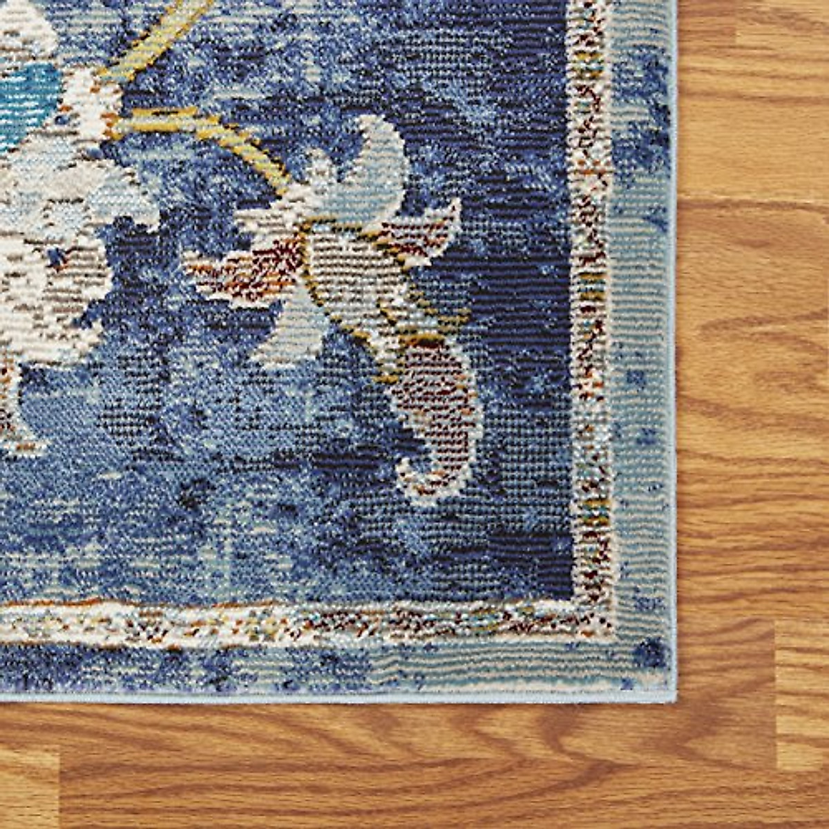 LR Home Gala Collection Area Rug, 8' x 10', Navy Multi