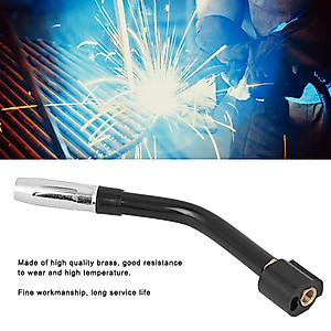 Durable Swan Neck Welding Nozzle Welding Nozzle Welding Welder Nozzle 15AK Streamlined for Binzel MIG Welding Torch