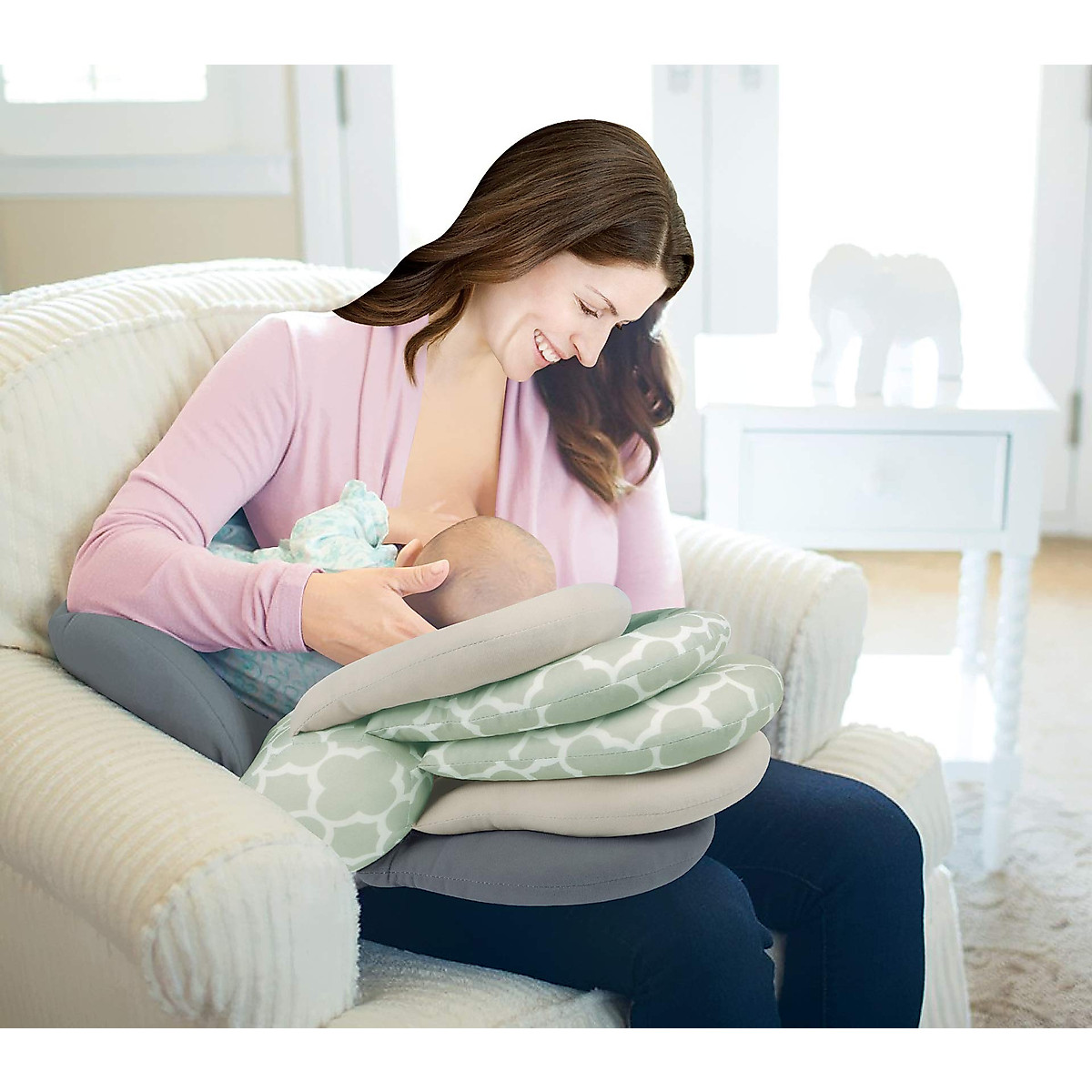 bdhjzytt Multifunctional Nursing Pillow Mother Nursing Pillow, Adjustable Height
