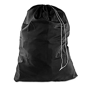 Nylon Laundry Bag Drawstring Locking Closure Machine Washable for Clothing Basket Hamper Replacement