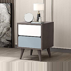 WALNUTA Drawer Bedroom Korean Style Table Side Table Wardrobe Four Corner Bedside Table Bedroom Furniture Cabinet Bedside Table