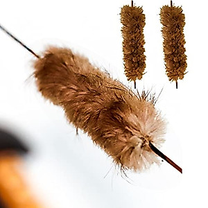Shatterproof Archery Beaver Fur Bowstring Silencers Bow String Silencers for Recurve & Longbow