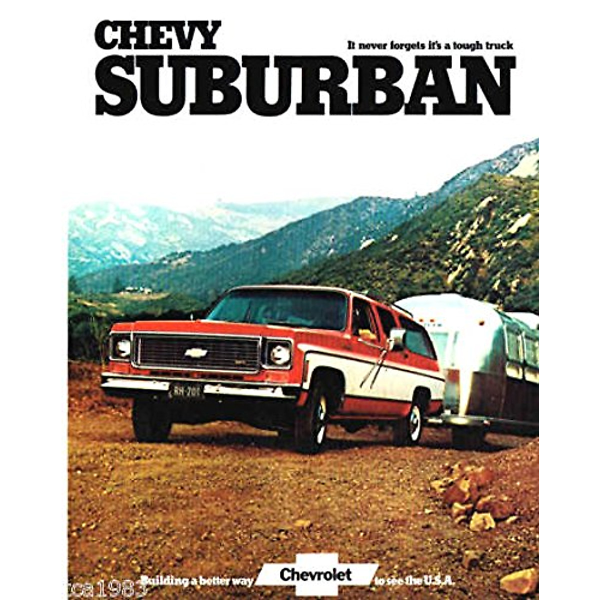 COMPLETE & HISTORIC 1974 CHEVY SUBURBANS & PANEL TRUCK BEAUTIFUL & HISTORIC DEALERSHIP SALES BROCHURE - ADVERTISMENT Includes All Models - C10, C20,K10, K20 - 2WD & 4WD - CHEVROLET 74