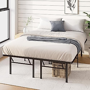 ZINUS SmartBase Heavy Duty Mattress Foundation, 16 Inch Metal Platform Bed Frame, No Box Spring Needed, Sturdy Steel Frame, Underbed Storage, King