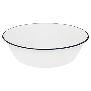 Corelle Tranquil Reflection Chip & Break Resistant 12pc Dinner Set, Service for 4, Blue/Grey, 27.94 x 12.38 x 26.67 cm