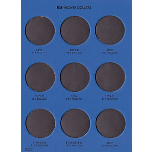 UPC 9 780307 09023 EISENHOWER ANTHONY DOLLAR 1971-1981 Whitman 9023 ALBUM #17