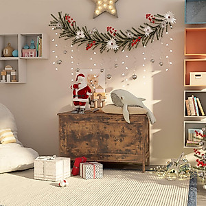 HOOBRO Storage Chest and Kids Bookshelf, Wooden Storage Box, Toy Storage Organizer BF75CW01-BF31CW01