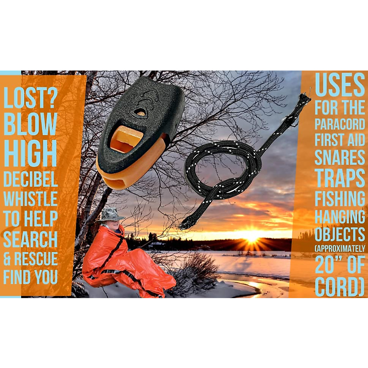 133 SUPPLY 2PK Emergency Sleeping Bags for Survival Sleeping Bag Emergency Sleeping Bag Emergency Bivy Sack Thermal Blankets Survival Gear Emergency Supplies Camping Hiking Gear Outdoor Life Disaster