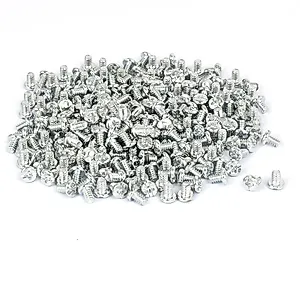 Aexit Desktop Computer Cleaning & Repair Hard Drive Video Card PCI Bezel Screw Silver Tone Computer Screws #6-32 300pcs