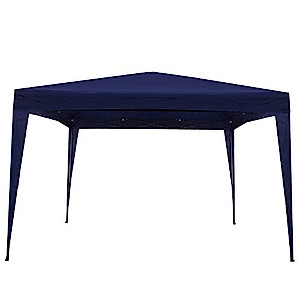 Northlight 10' x 10' Navy Blue Pop-Up Outdoor Canopy Gazebo