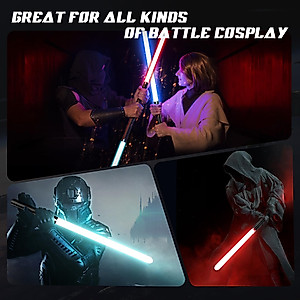 Lightsaber, Lightsabers with FX Sound Motion Sensitive, RGB 15 Colors Light Sabers with on-off Control, Real Dueling Light Saber Sword Toy for Kids, Halloween Xmas Gift, Galaxy War Party, Cosplay, 1PC