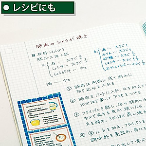 Pk/2 Kokuyo Idea Grid Notebooks, B6 Slim 7.17" x 4.25", Tomoe River Paper