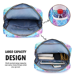 Junlion Slim Laptop Backpack College Student School Bag Travel Rucksack Daypack Cow One Size