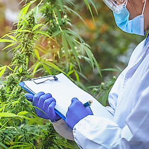 TRONEX 9770 Chemo-Rated Allergy Free Nitrile Exam Glove, Accelerator-free, Hypoallergenic Nitrile Gloves (X-Small, 100, Count)