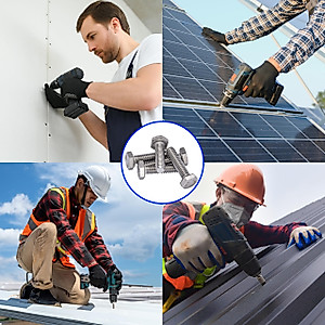 Bolt Dropper 1/4"-20 x 1 Stainless Steel Hex Head Bolts (100 pc) - 18-8 (304) Stainless Steel, Corrosion-Resistant - Heavy-Duty for Marine, Outdoor and Indoor Use - Coarse Thread Fasteners