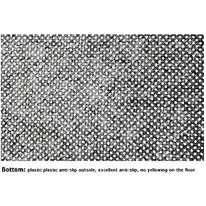 GYMS Rug Carpet, Geometric Black and White Stripes Orange Rug, for Bedroom Bedside Living Room Kitchen Floor Mat Rugs,100 * 160CM